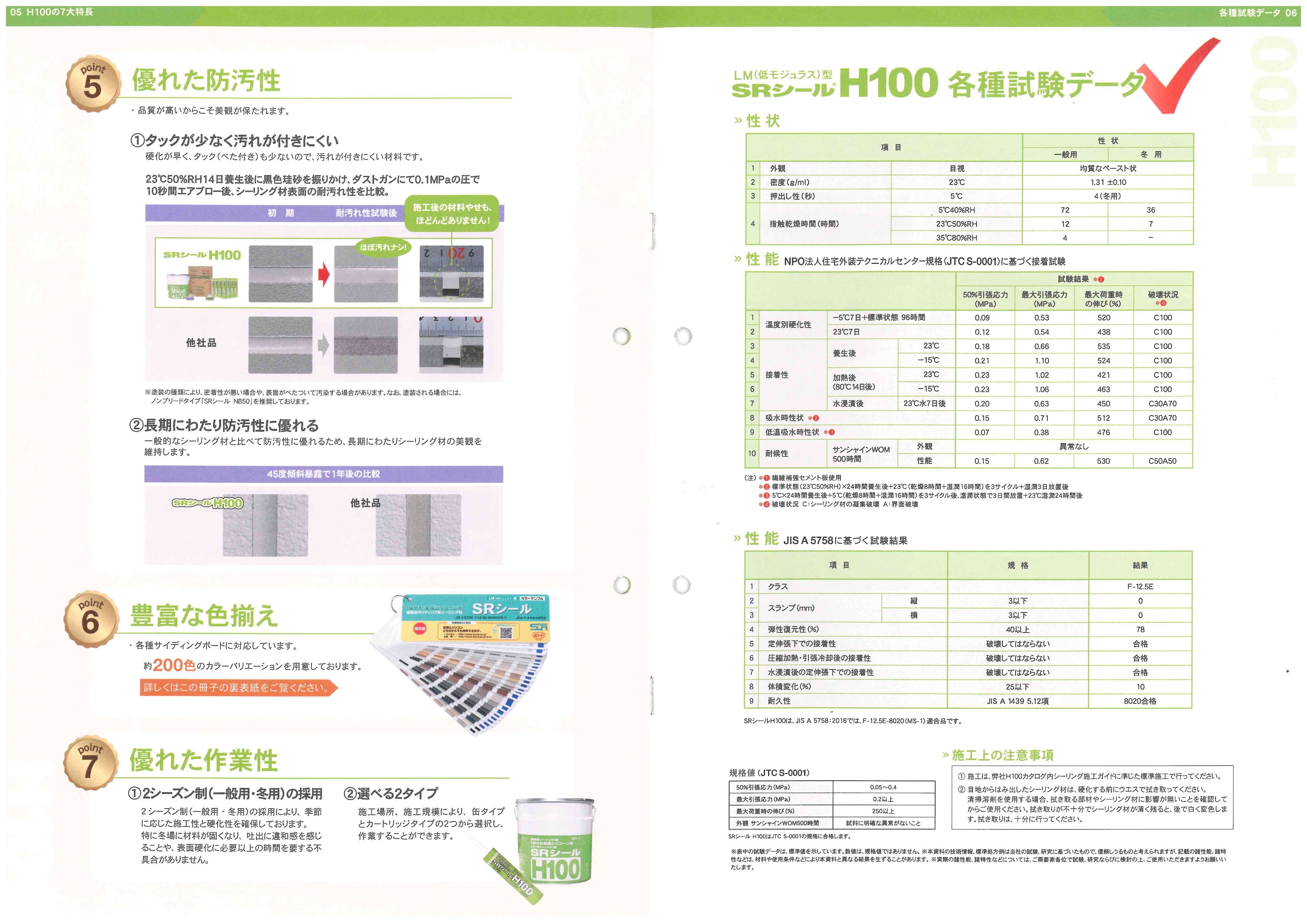 サンライズ SRシールH100について コーキング材料紹介